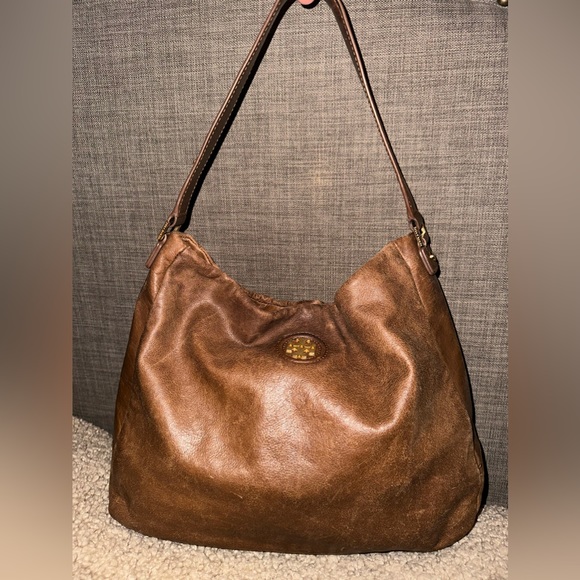 Tory Burch | Bags | Vintage Tory Burch Brown Leather Hobo | Poshmark